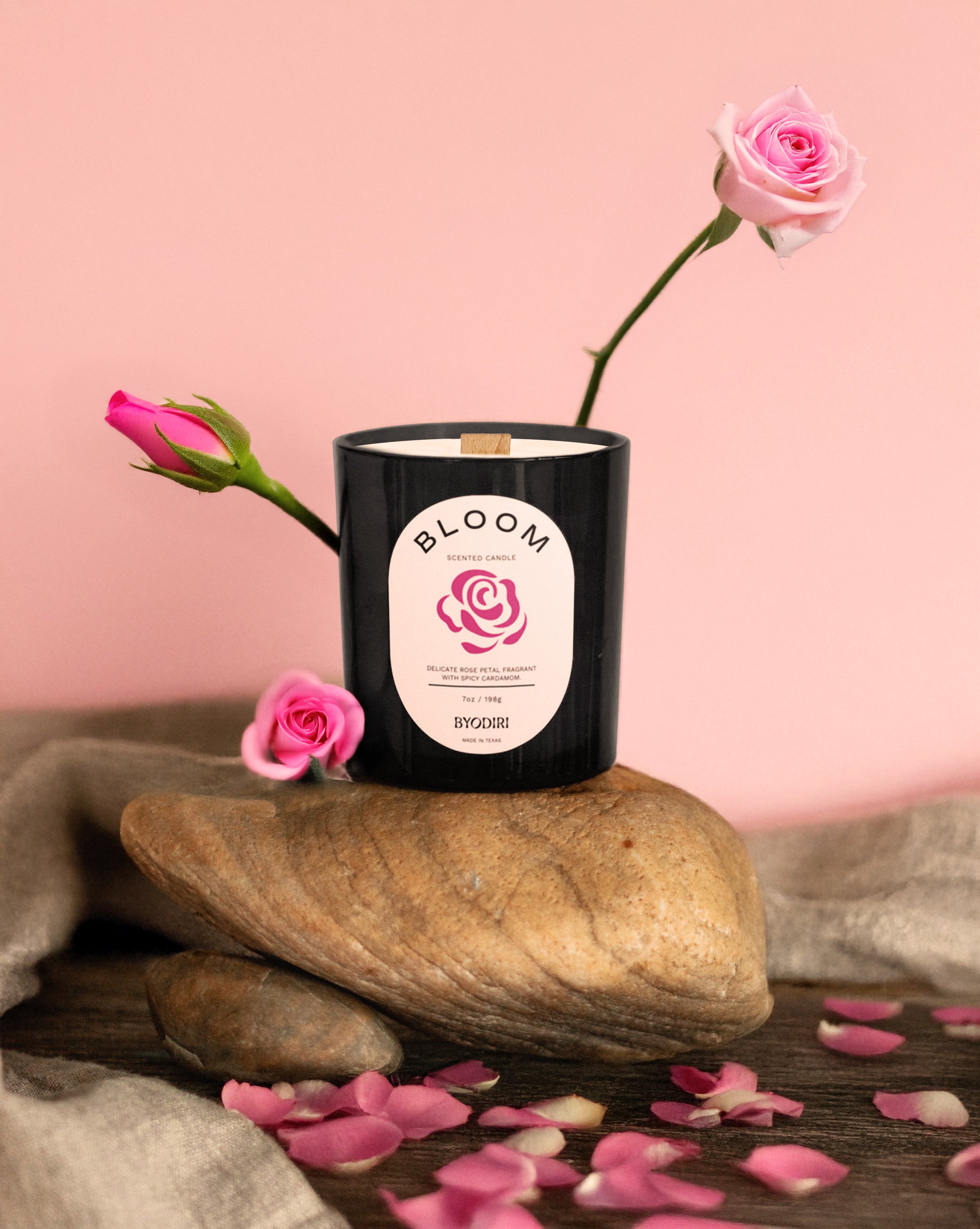 Bloom—Scented Coconut Wax Candle, 7oz – BYODIRI